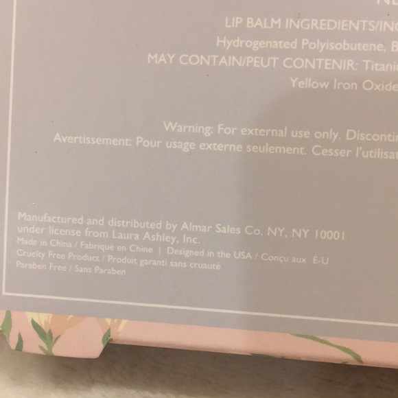 Laura Ashley | Makeup | Laura Ashley Lip Polish Lip Balm Collection Lip ...